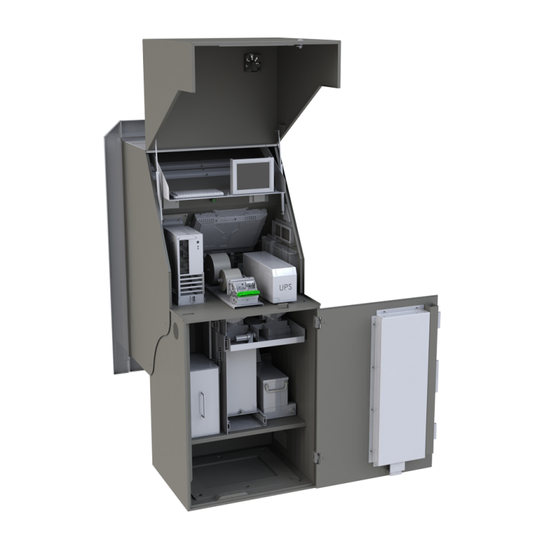 Robust, safe and reliable APS kiosk - APC-one series | NEST S.A.